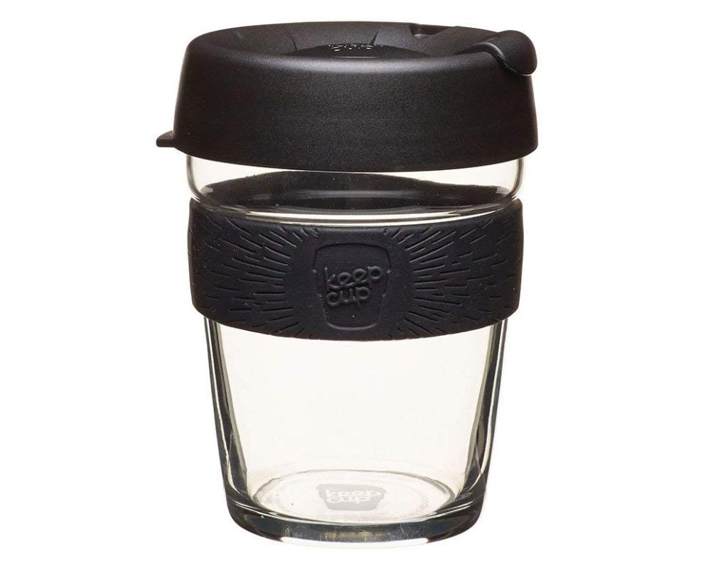 KeepCup Brew Café üveg pohár kávés termosz BLACK 360 ml